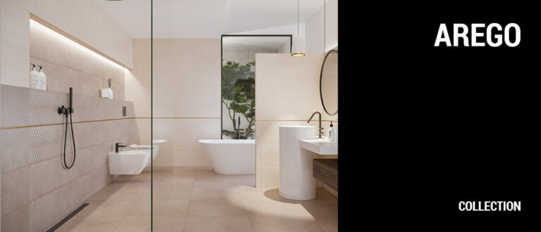 Arego Touch Bathroom Tiles | Cemento Design | Wall & Floor Tiles