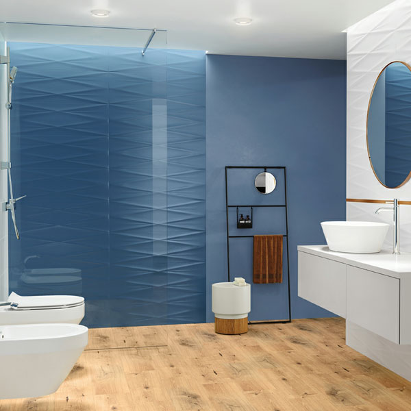 Floor and Wall Tiles for Bathrooms | Stone, concrete, wood, floral tiles